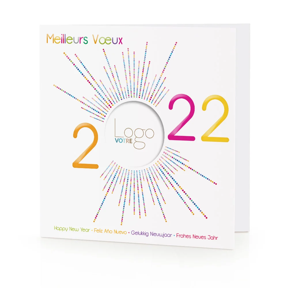 Cartes de voeux 2022 pour entreprises - Voeux professionnel
