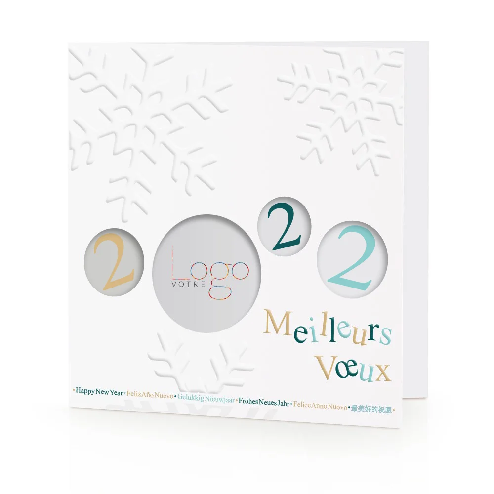 Cartes de voeux 2022 pour entreprises - Voeux professionnel