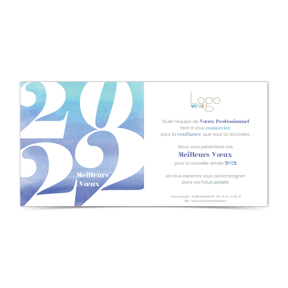 Cartes de voeux virtuelles et e-Card 2022 pour entreprises - Voeux ...